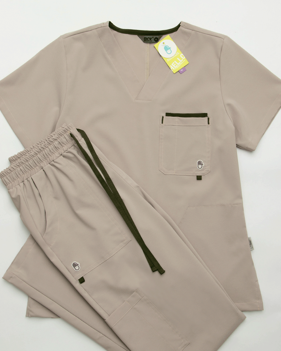 Hunter Green Sand Camisa Hombre – Sick Uniforms