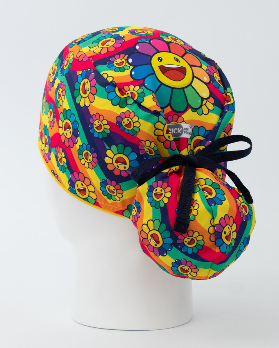 Gorro Rainbow Flowers – Sick Uniforms